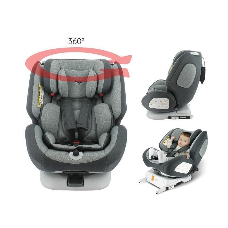 ONE 360 ISOFIX Migo Gr 0/1/2/3 De à 36 Kg, 59% OFF
